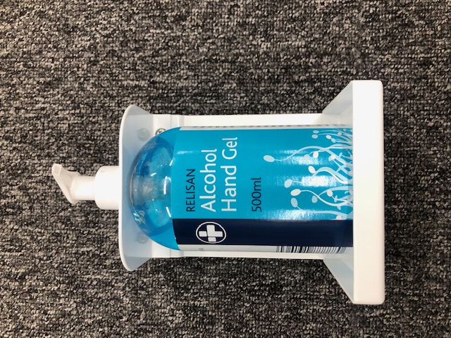 A range of Sanitiser Stations & Brackets manufactured by Springfield Pressings Ltd.